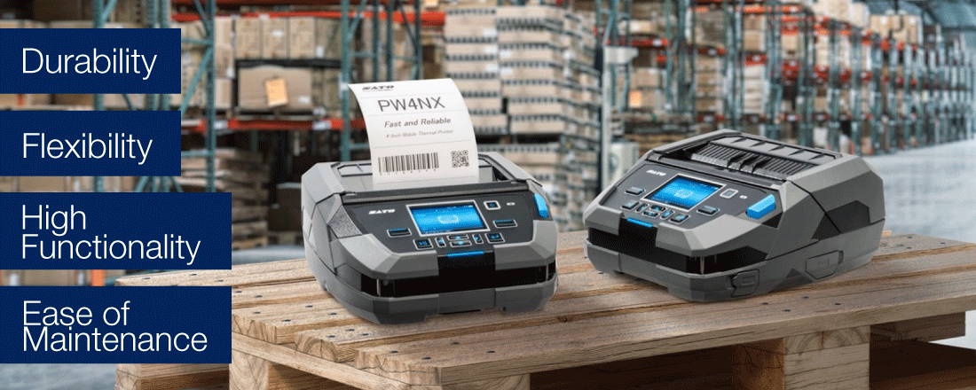 Introducing the new SATO PW4NX Mobile Printer